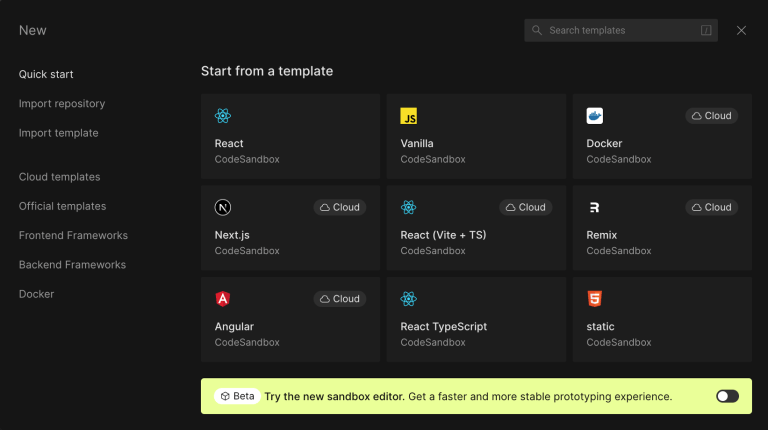 Start using CodeSandbox with your Angular project – DevXperiences