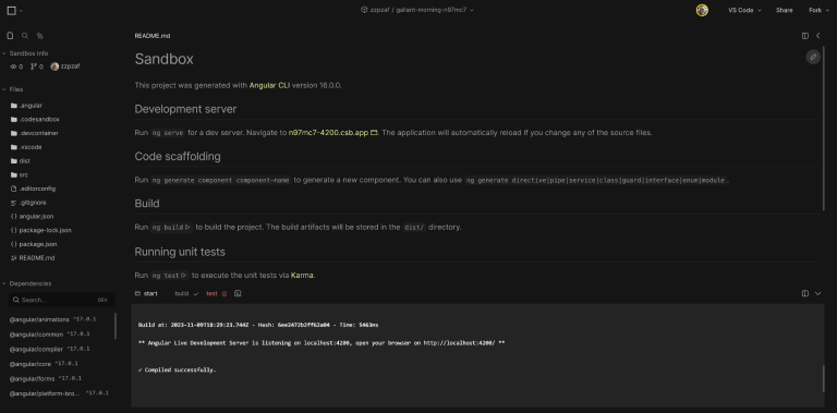 Start Using Codesandbox With Your Angular Project Devxperiences